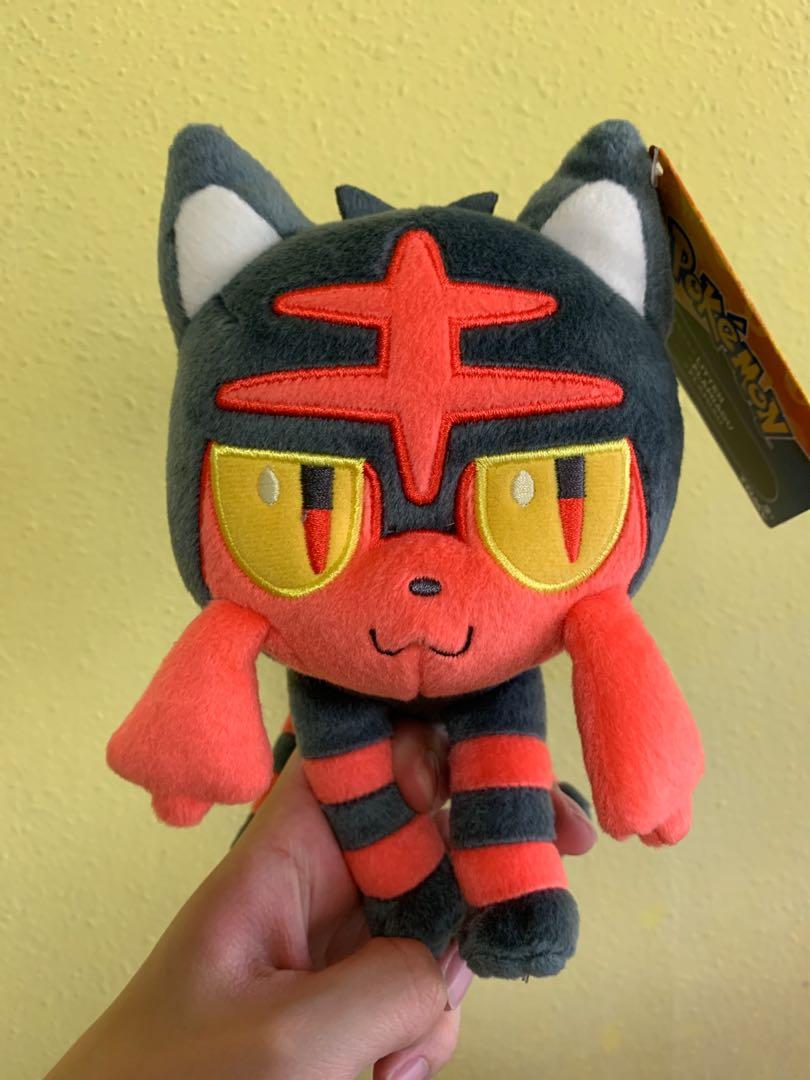 Pokemon litten plushie, Hobbies & Toys, Toys & Games on Carousell