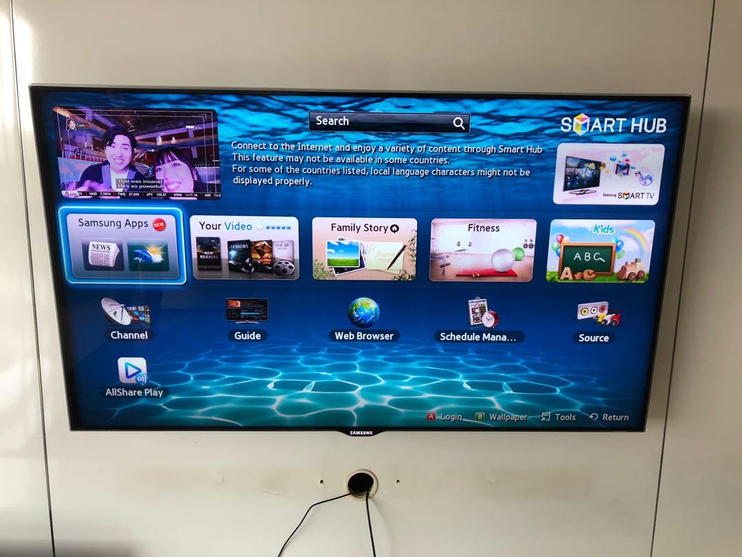 Samsung 46 inch Smart TV, TV & Home Appliances, TV & Entertainment, TV ...