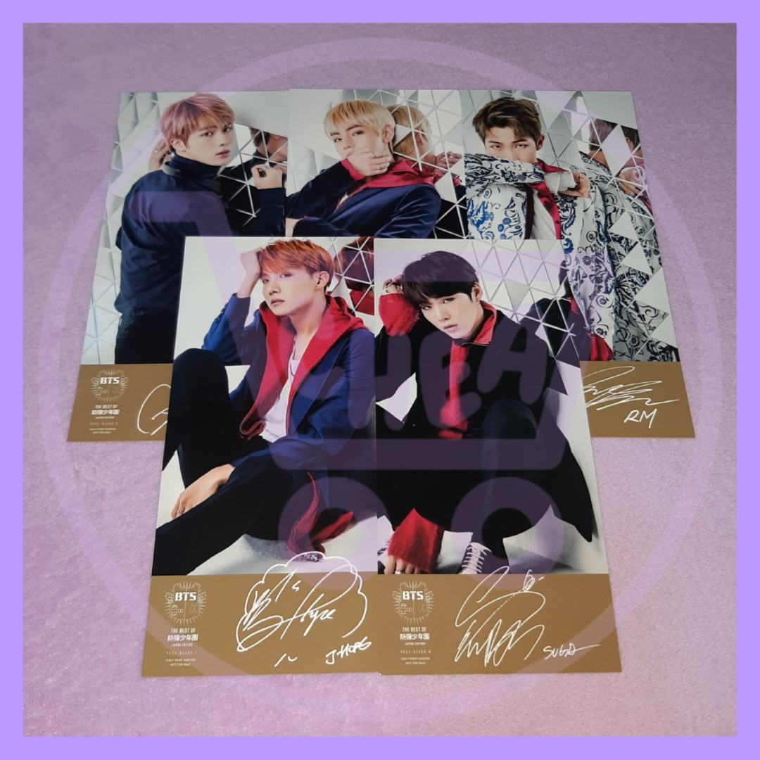 [SET] BEST OF BTS Japan Edition big photocards, Hobbies & Toys ...