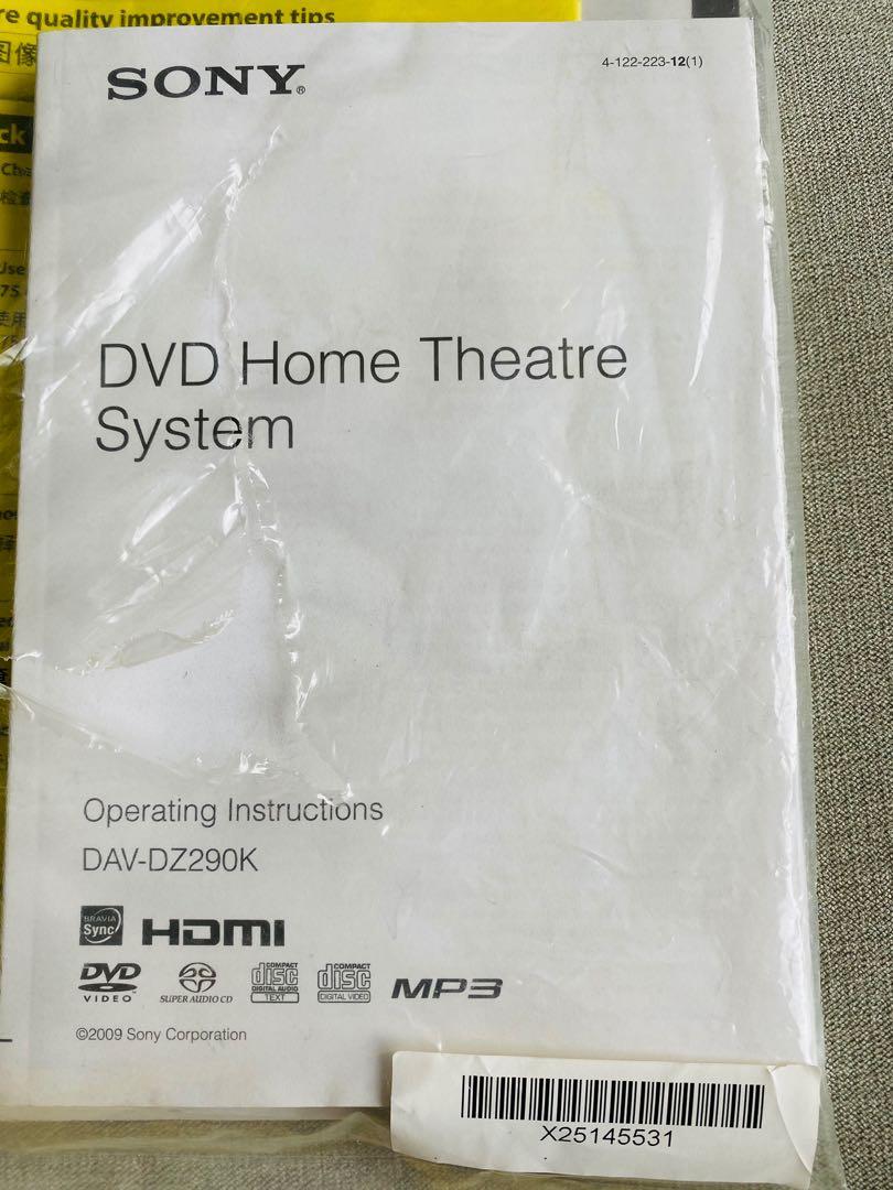 Sony DVD Home Theatre System + DVDs, TV & Home Appliances, TV ...