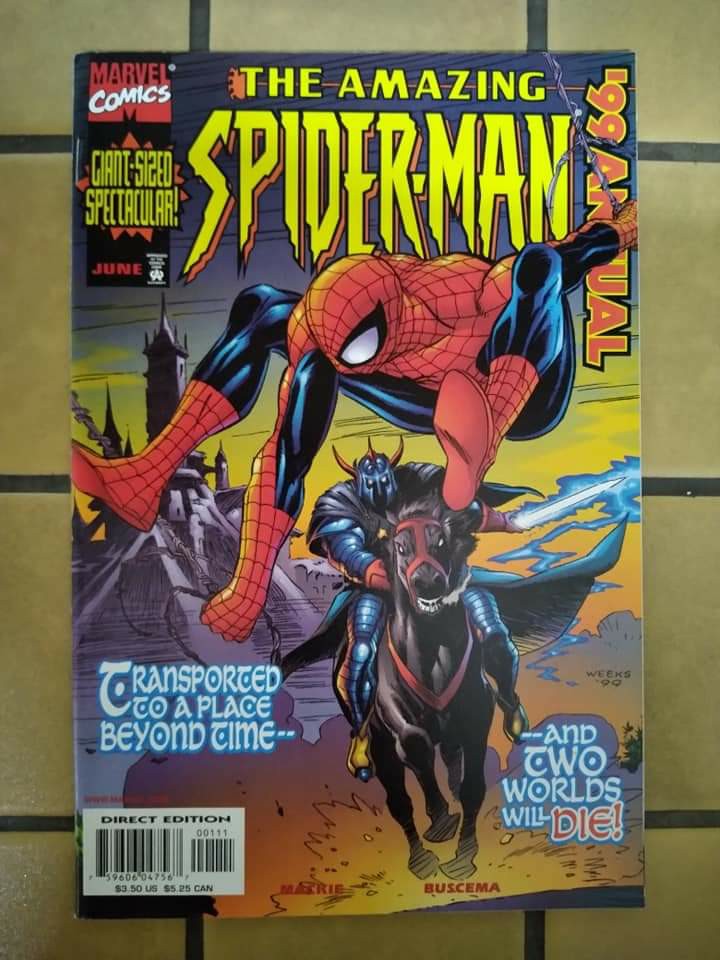 1st Annual ( The Amazing Spiderman #Annual 1999 ) Lee Weeks - Cover Art ...