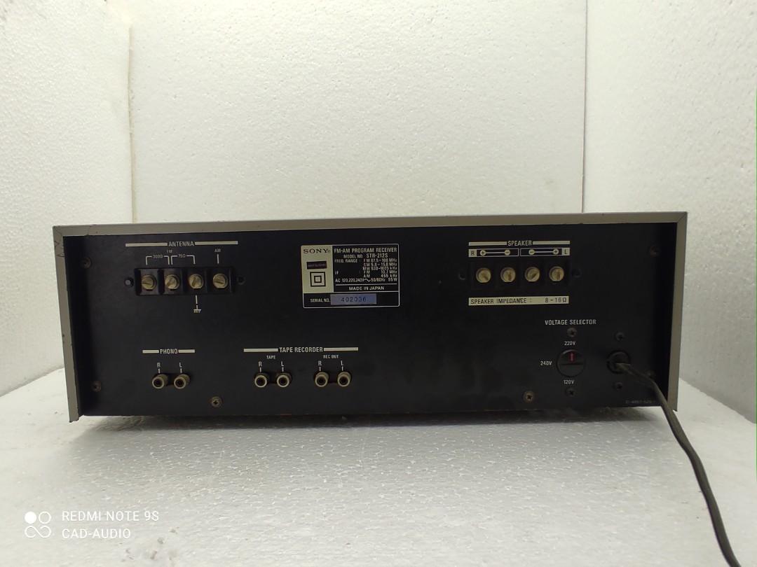 Vintage Sony STR-212S Stereo Integrated AM/FM Receiver Amplifier, Audio ...