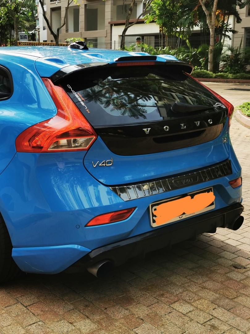 Volv V40 Rear Diffuser (Polestar style), Car Accessories, Accessories ...