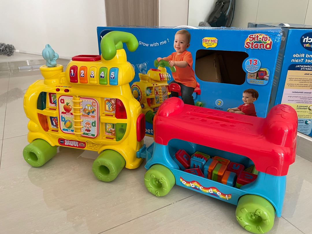 Vtech Baby Push and Ride Alphabet Train, Hobbies & Toys, Toys & Games ...