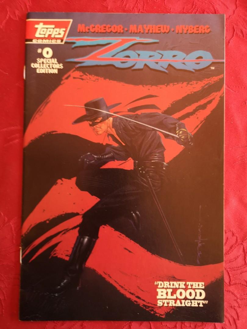 ZORRO "Drink the Blood Straight" #0 & JURASSIC PARK RAPTOR #1 of 2 ...