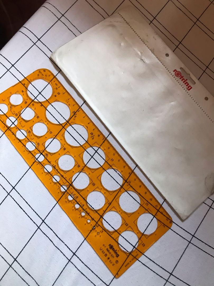 Circle Template Rotring with sleeve architecture interior design ...