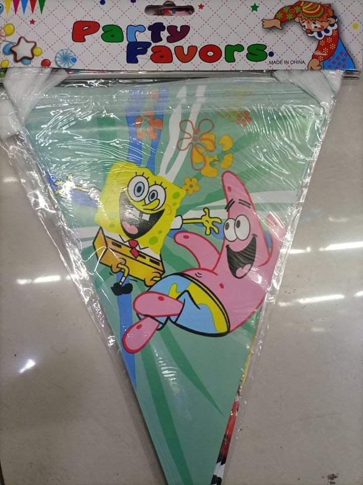 3Meters Spongebob Party FLag, Announcements on Carousell