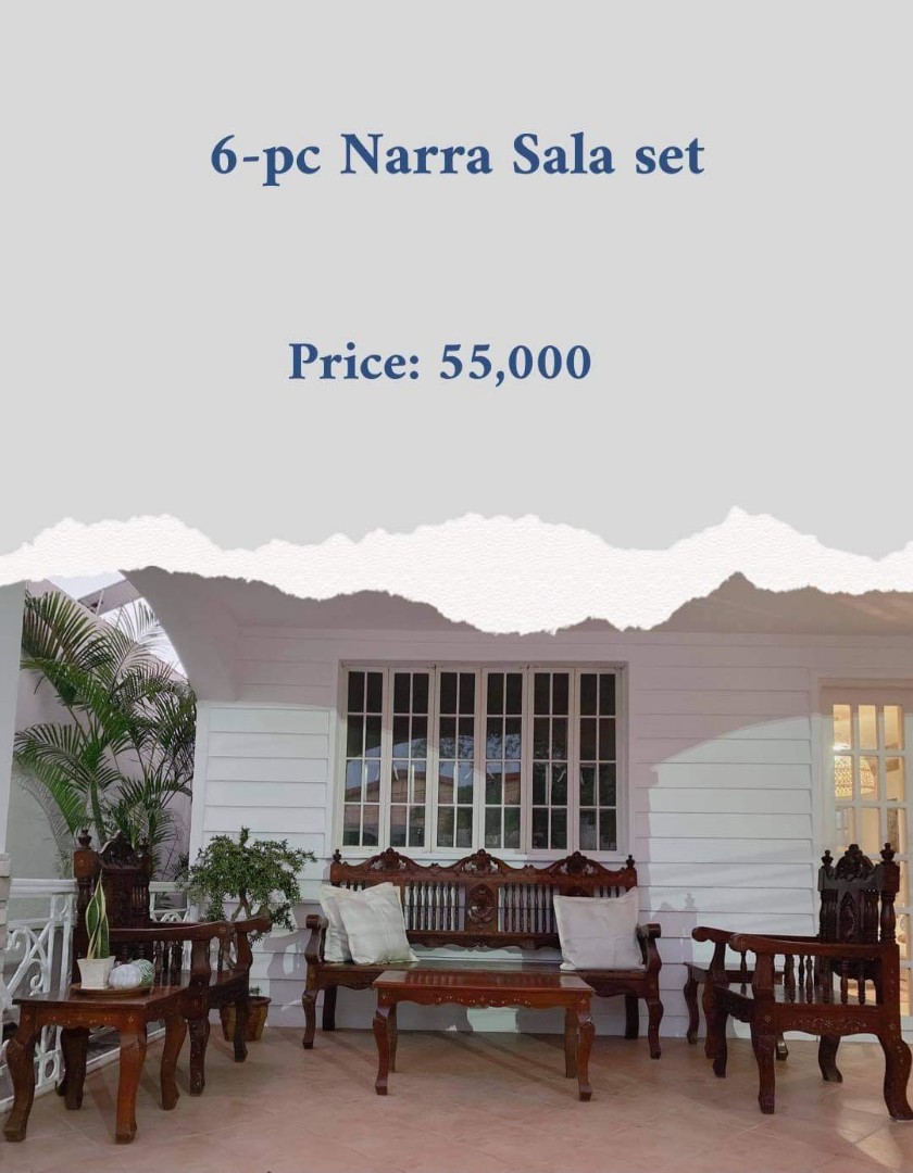 6-pc Narra Sala Set, Furniture & Home Living, Furniture, Chairs on ...