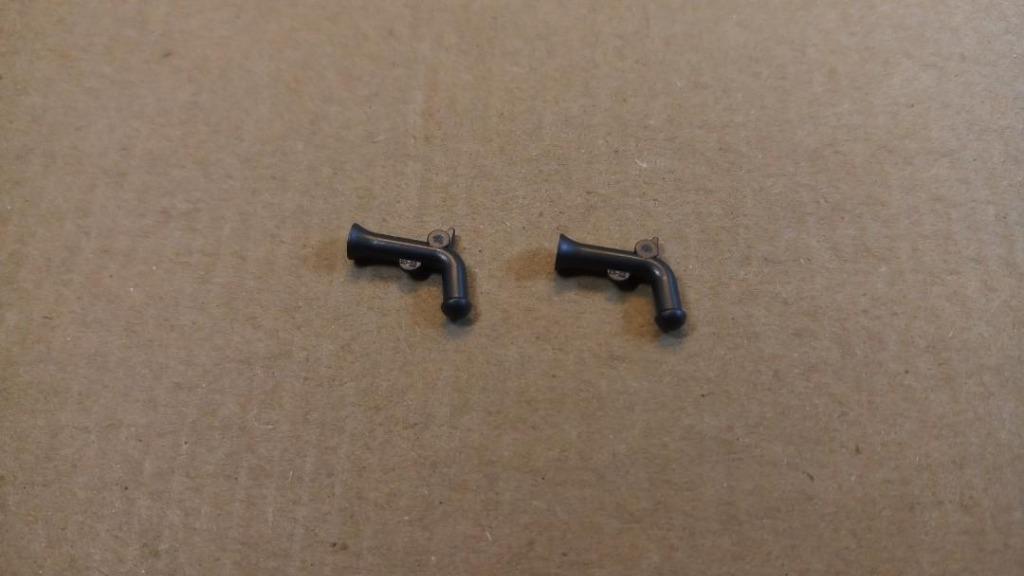 全新 LEGO 配件 武器 金屬灰色 Mini Flintlock Pistol 海盜槍 (6184874) 2pcs [謝絕"講價L ...