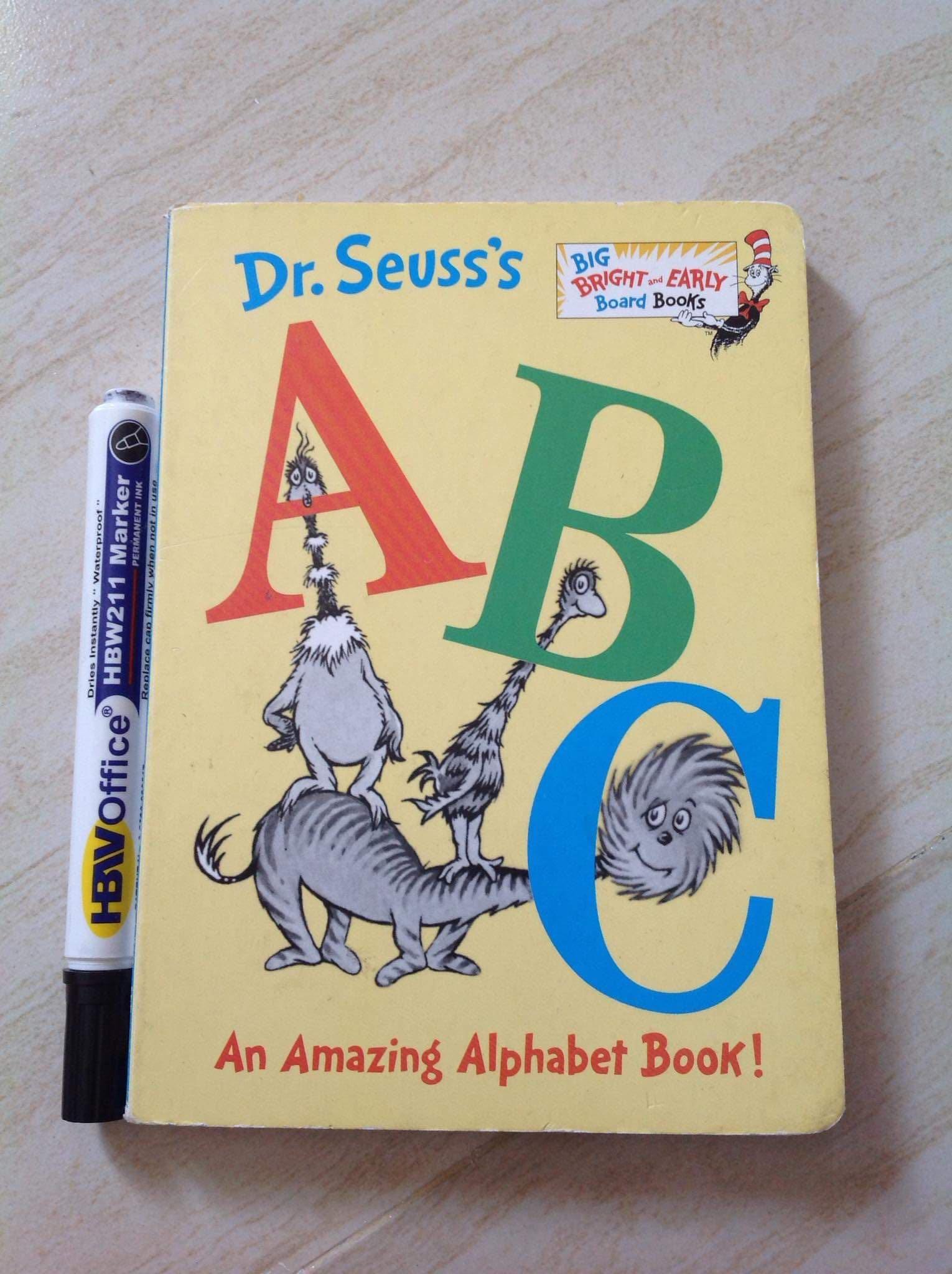 ABC BY DR. Seuss - BOARD BOOK, Hobbies & Toys, Books & Magazines ...
