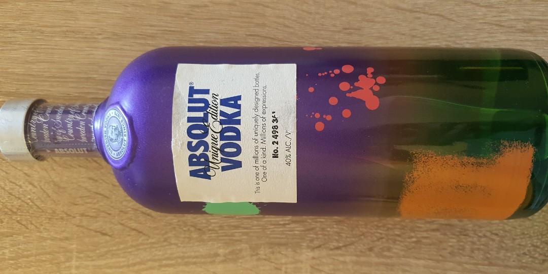 Absolut vodka unique edition 1L, Food & Drinks, Alcoholic Beverages on ...
