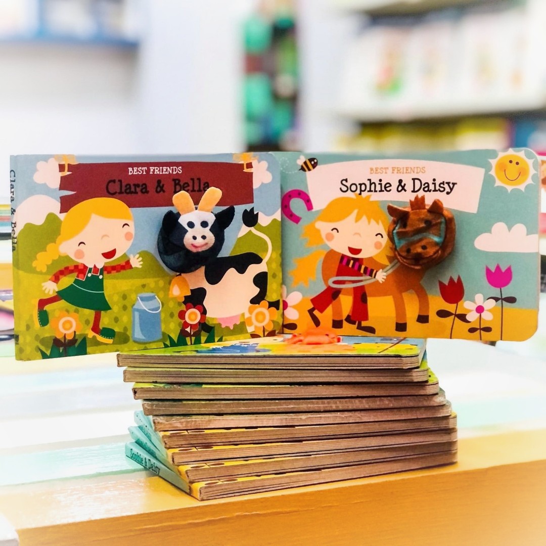 Best Friends Board Book with Finger Puppets, Hobbies & Toys, Books ...