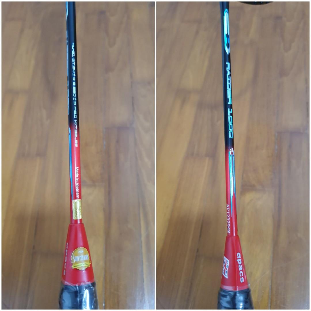 [Brand New] Apacs Raider Badminton Racket, Sports Equipment, Sports ...