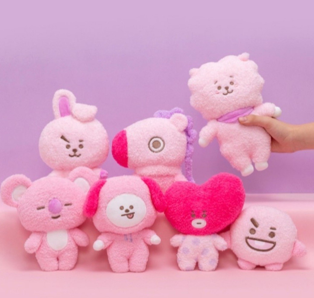 BT21 Koya Japan limited Pink plush doll, Hobbies & Toys, Memorabilia ...