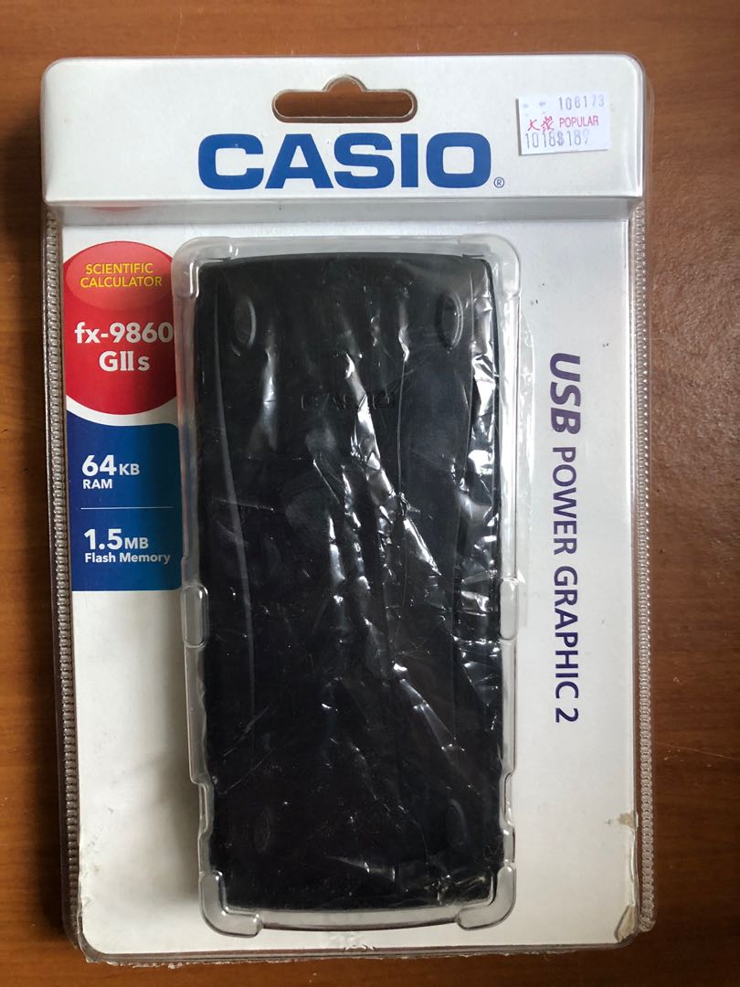 Casio fx-9860GII USB power graphic 2, Computers & Tech, Parts ...