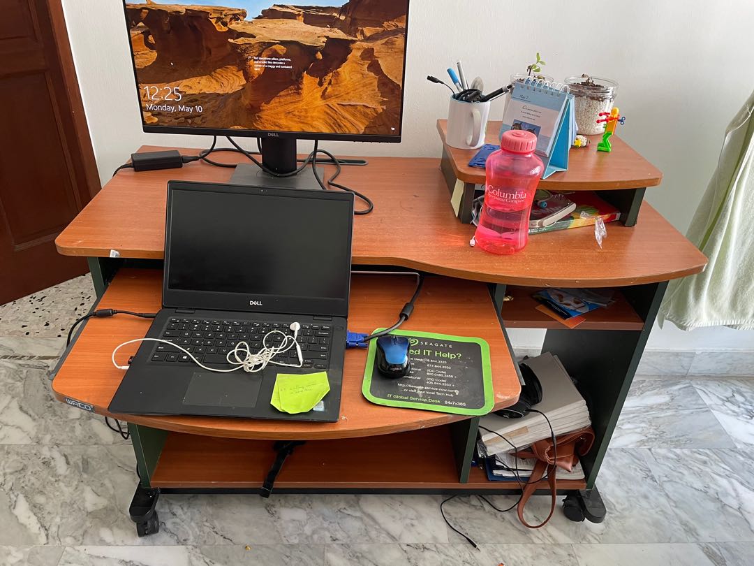 Computer Table ~good condition, Furniture & Home Living, Furniture ...