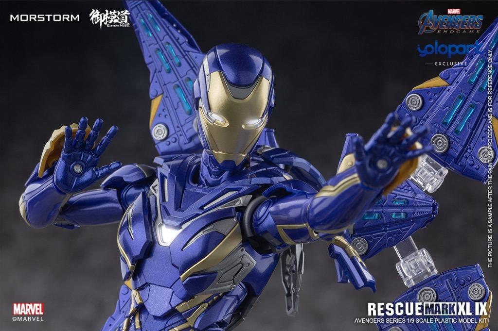 [Deluxe Version] (Painted PLAMO) Iron man Rescue Mark 49 Morstorm ...