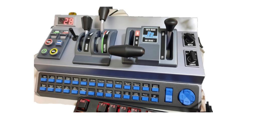 Desktop Train Cab Controller for Rail Simulator / Train Simulator ...