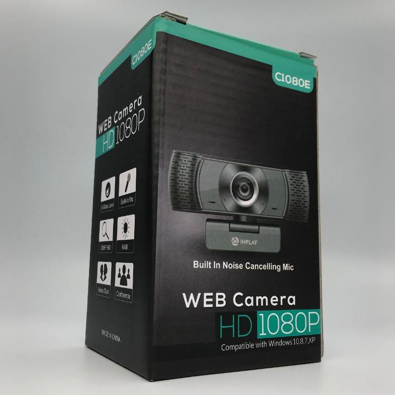 INPLAY C1080E WEB CAM/ CAMERA 1080p HD, USB 2.0 HI-SPEED, Computers ...