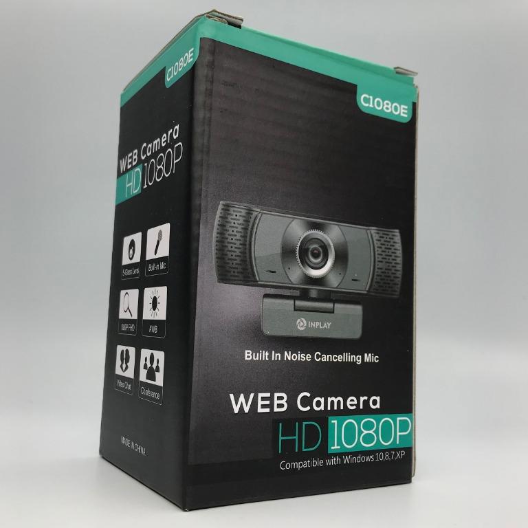 INPLAY C1080E WEB CAM/ CAMERA 1080p HD, USB 2.0 HI-SPEED, Computers ...