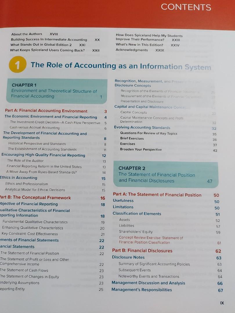 Intermediate Accounting Global Edition 2 (2018), Hobbies & Toys, Books & Magazines, Assessment ...