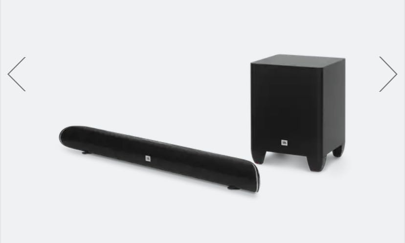 JBL Cinema SB250 Soundbar & Woofer, Audio, Soundbars, Speakers ...