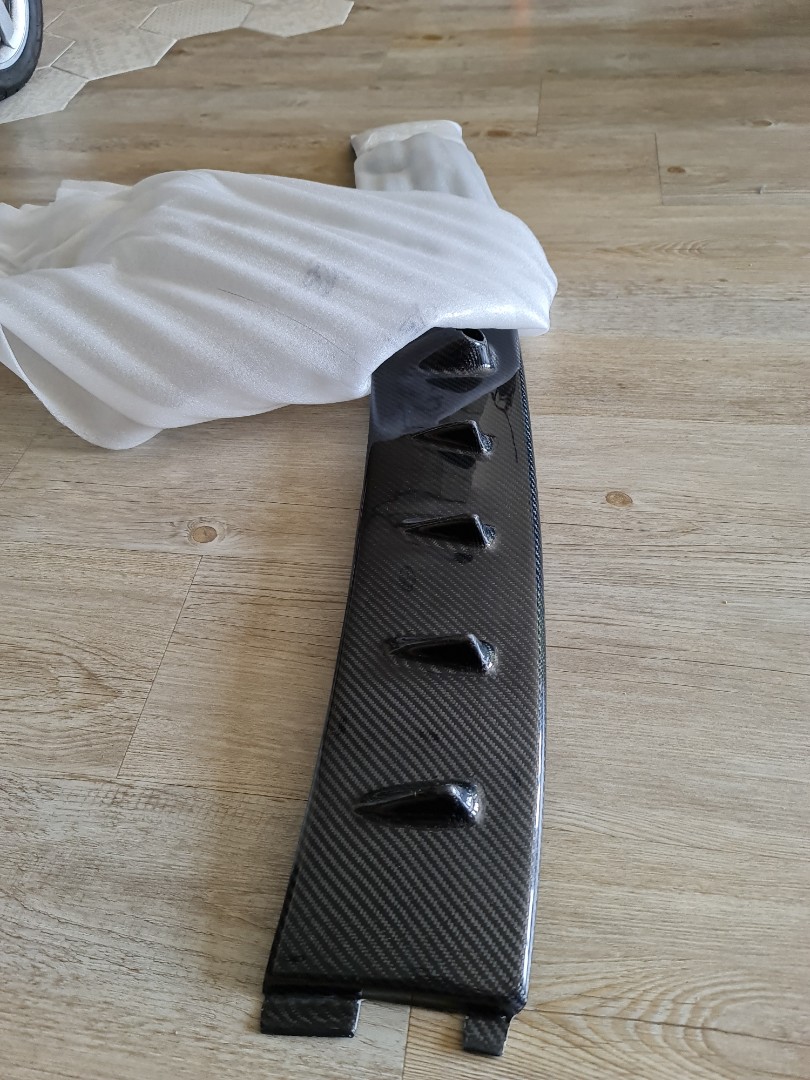 Lancer GLX CS3/ Evo 9 Carbon fibre Voltex Generator/ roof fin/ roof ...