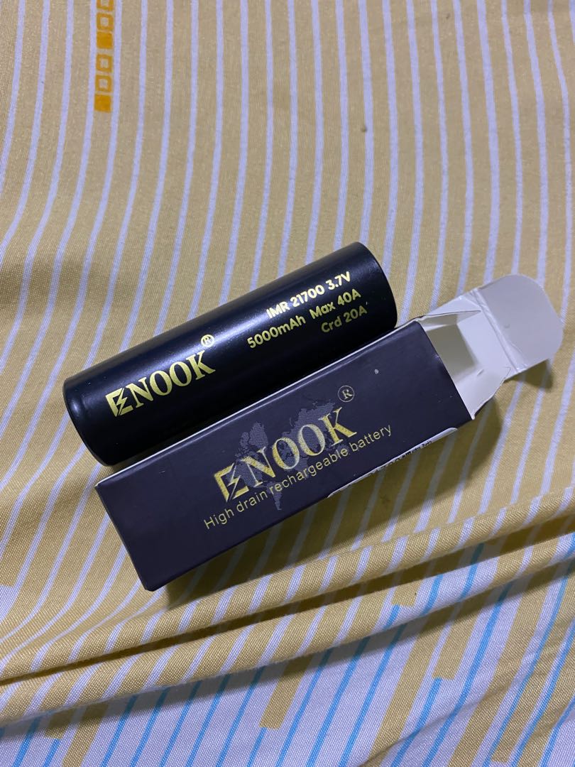 Legit Enook 21700 5000MAH single battery, Mobile Phones & Gadgets ...