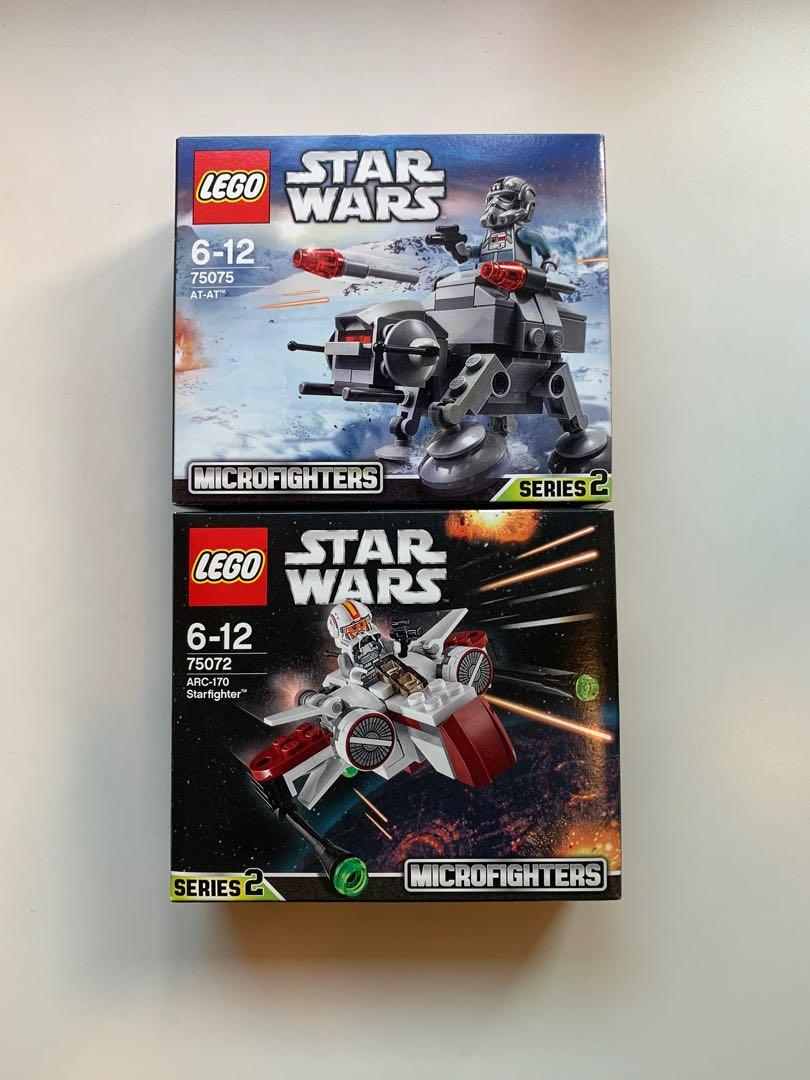 LEGO 75075 & 75072 Starwars Microfighters Series 2, Hobbies & Toys ...