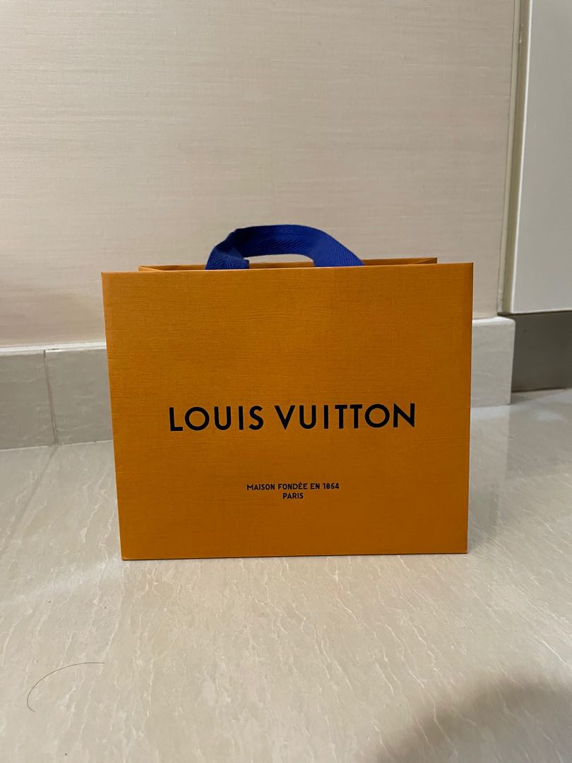 LV paper bag (small), Luxury, Bags & Wallets on Carousell