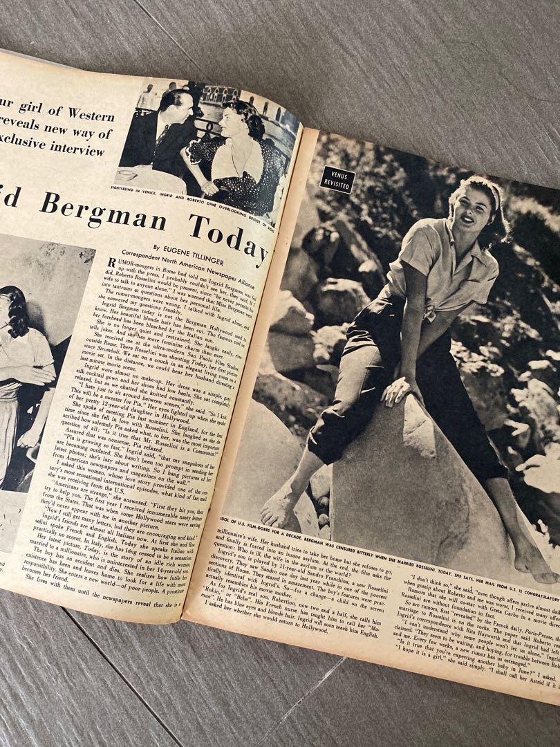 Marilyn Monroe in SEE" magazine 1952, Hobbies & Toys, Memorabilia ...