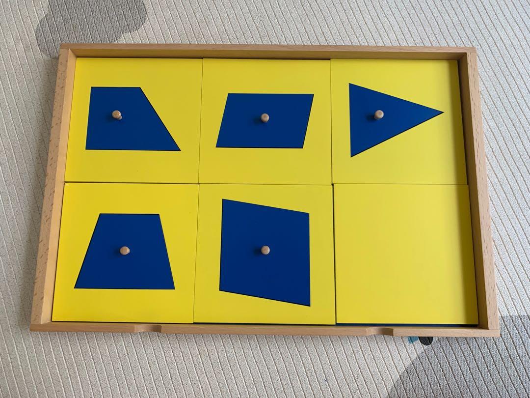 Montessori geometric cabinet, Babies & Kids, Baby Nursery & Kids ...