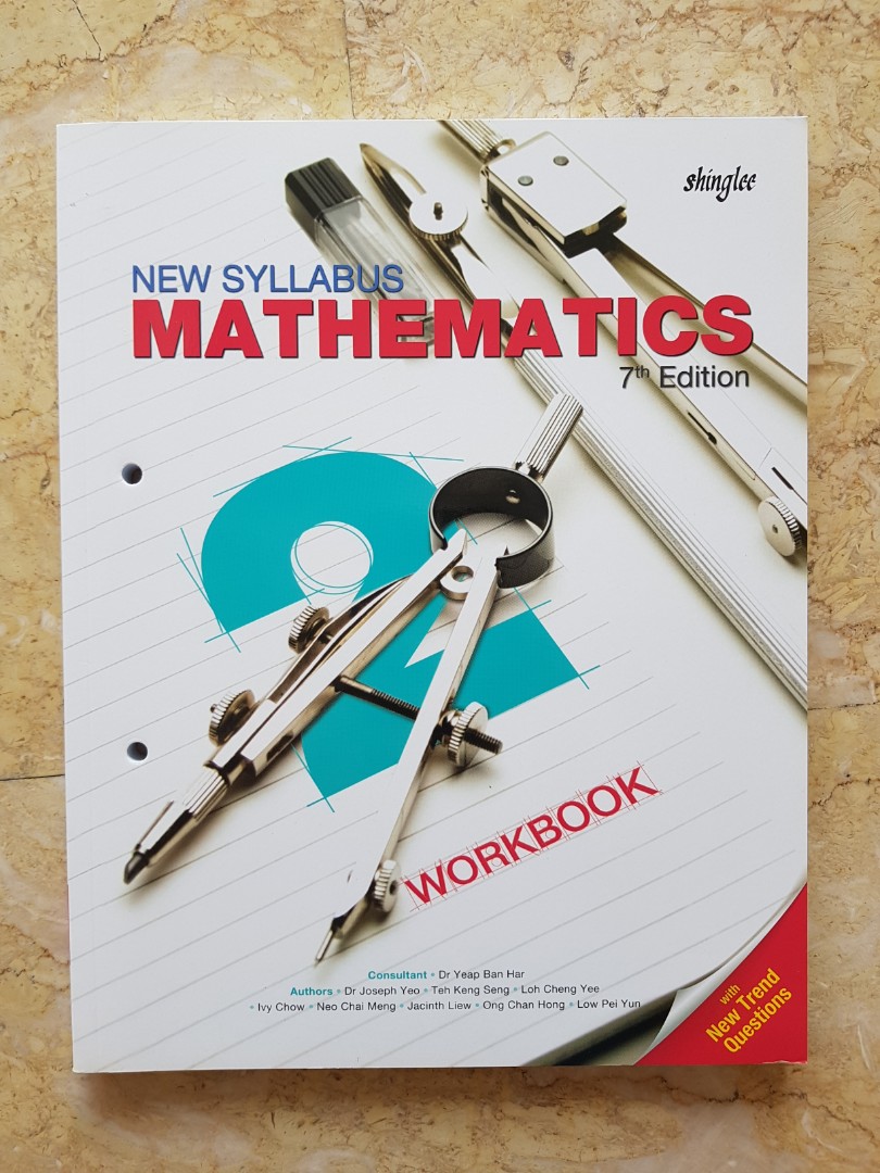 New Syllabus Mathematics Workbook 7th Edition (Sec 2), Hobbies & Toys ...