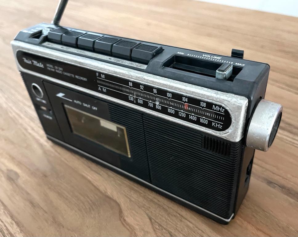(Not working) Vintage Fairmate model CR-340 radio cassette recorder ...