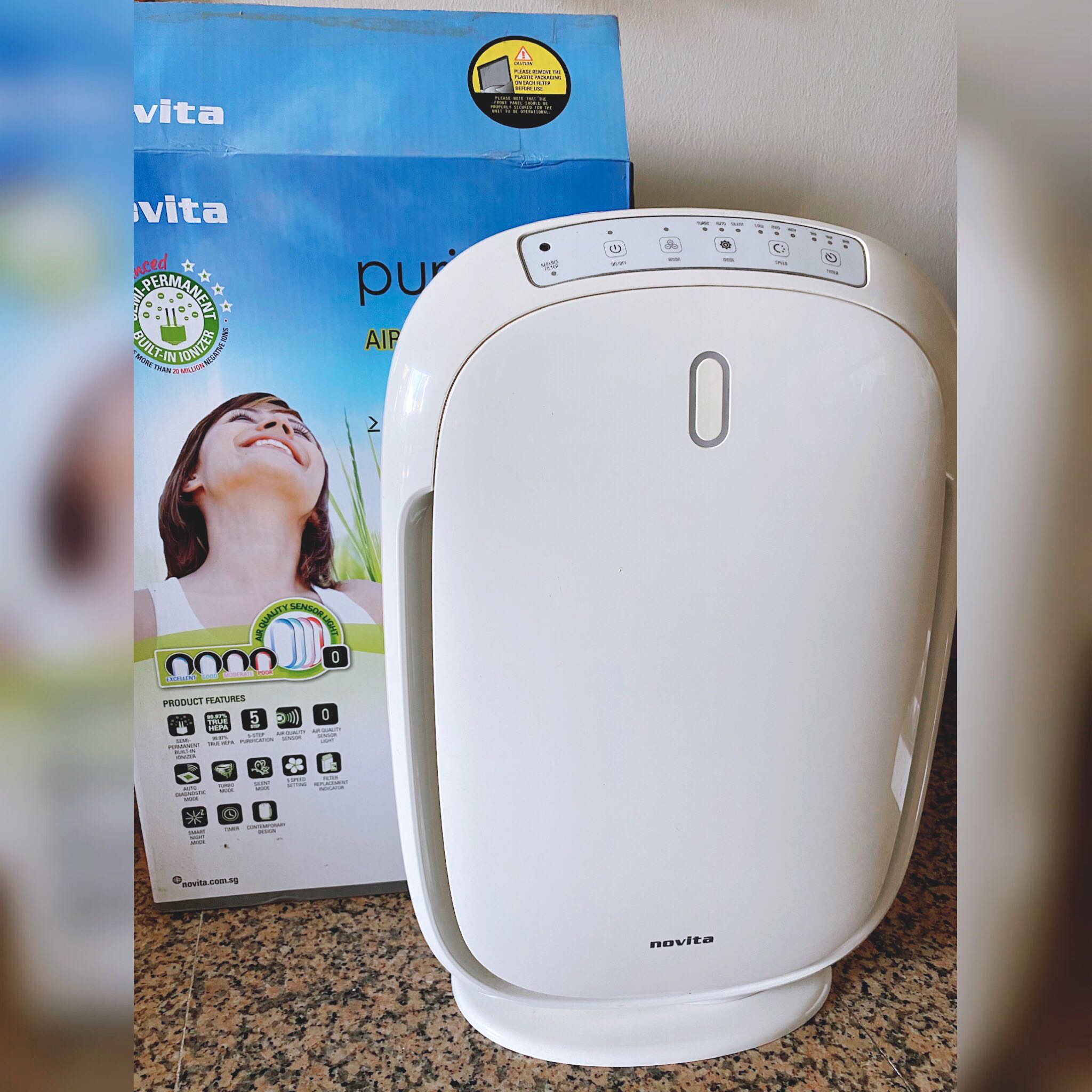 Novita PuriClean Air Purifier NAP 501, TV & Home Appliances, Air ...