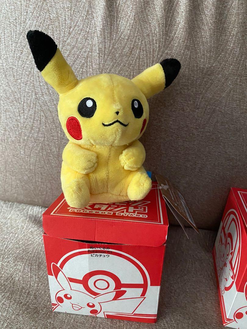 Pokémon stand plush toy pikachu, Hobbies & Toys, Toys & Games on Carousell