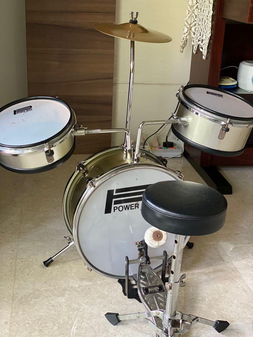 Power Beat kids drum set (Made in Taiwan), Hobbies & Toys, Toys & Games ...