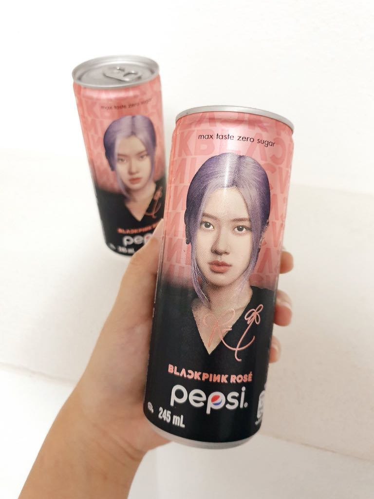 ROSÉ PEPSI CAN, Hobbies & Toys, Memorabilia & Collectibles, K-Wave on ...