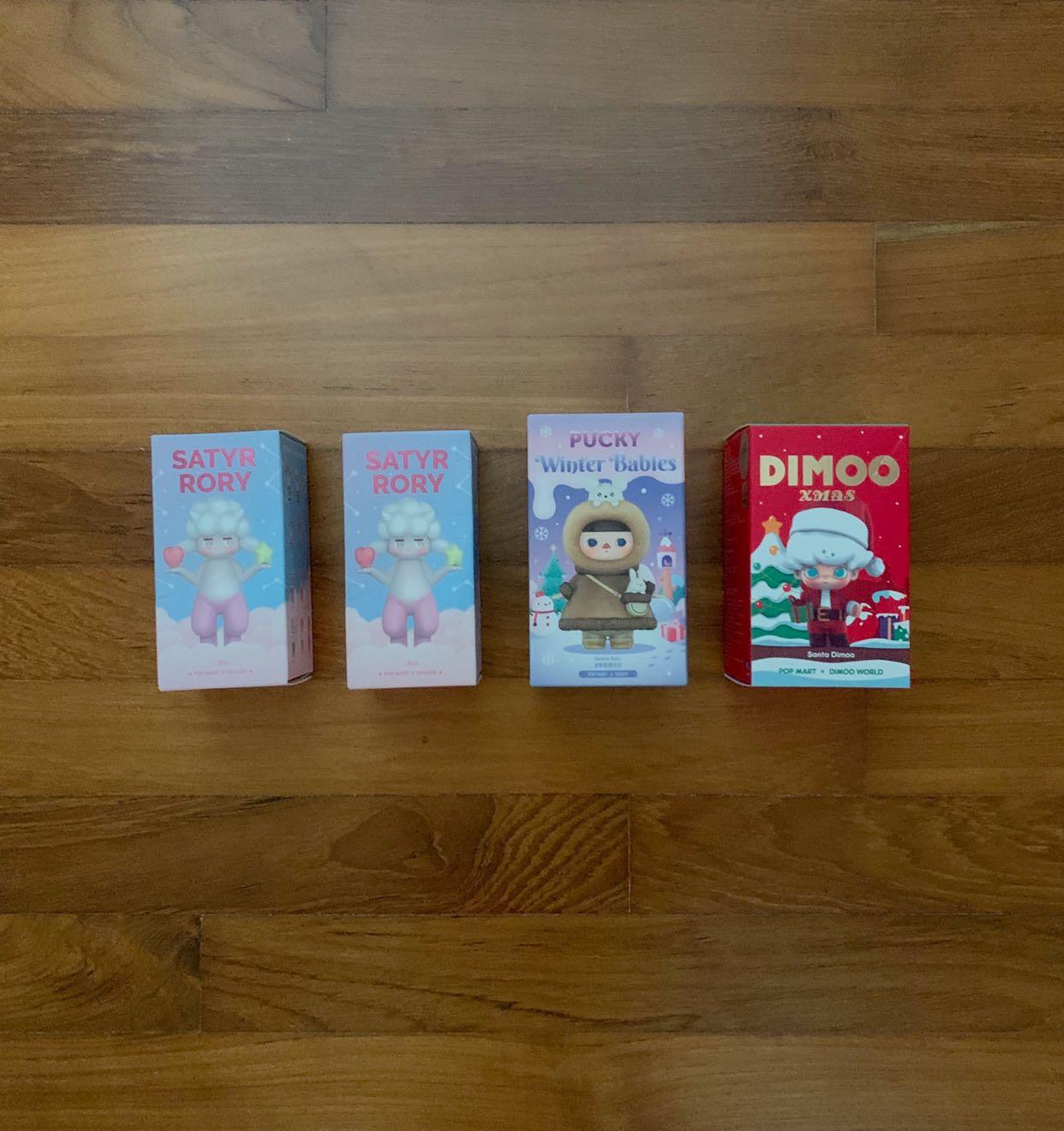 Set of 4 Limited Edition POP MART Figurines, Hobbies & Toys, Toys ...