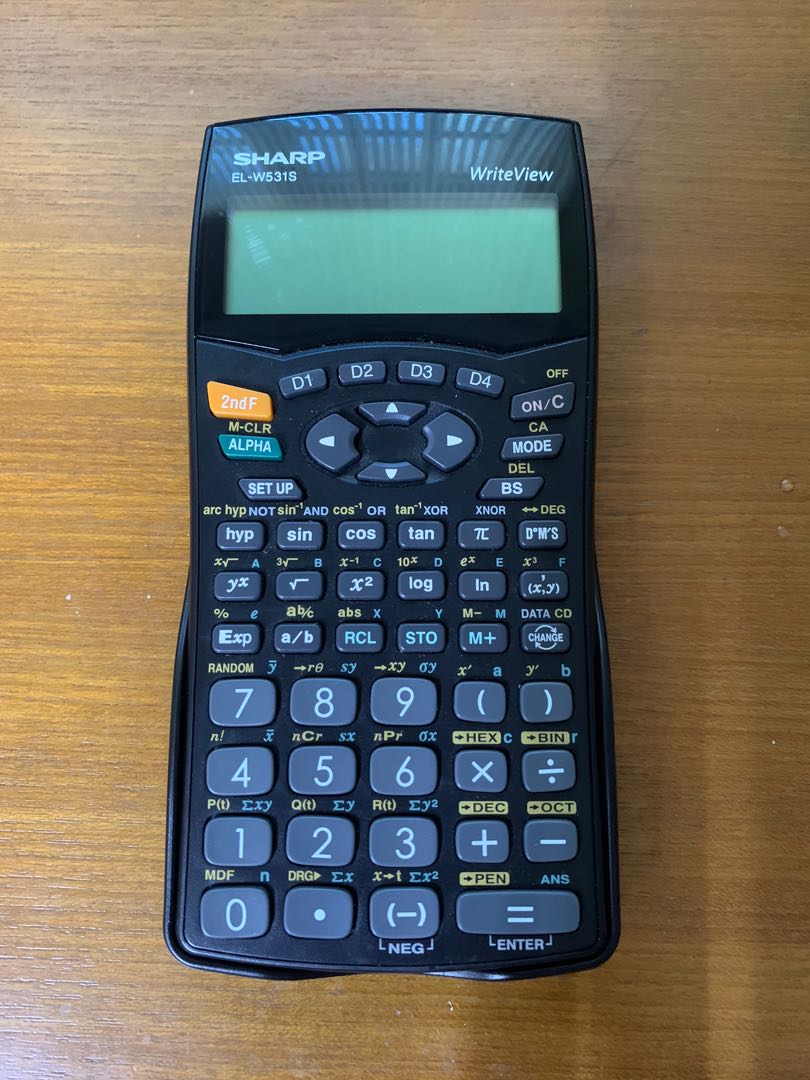 SHARP EL-W531S Scientific Calculator for School, Computers & Tech ...