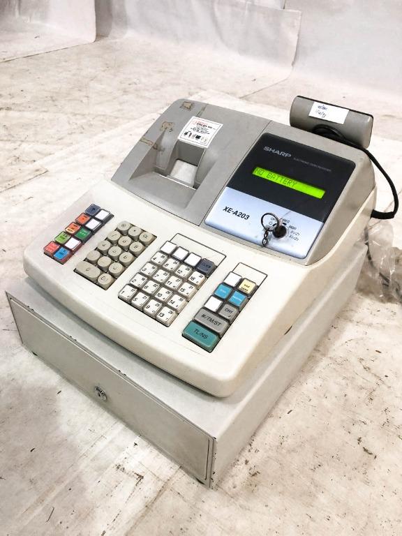 SHARP XE-A203 Electronic Cash Register Machine, TV & Home Appliances ...