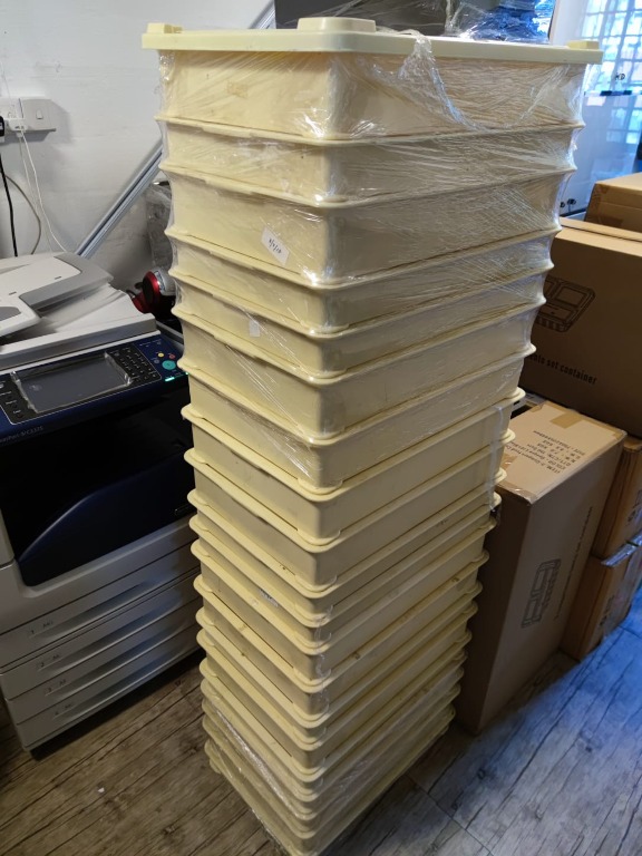 Stackable Plastic Tray for Food, Bread, Cake and Bakery, Furniture ...