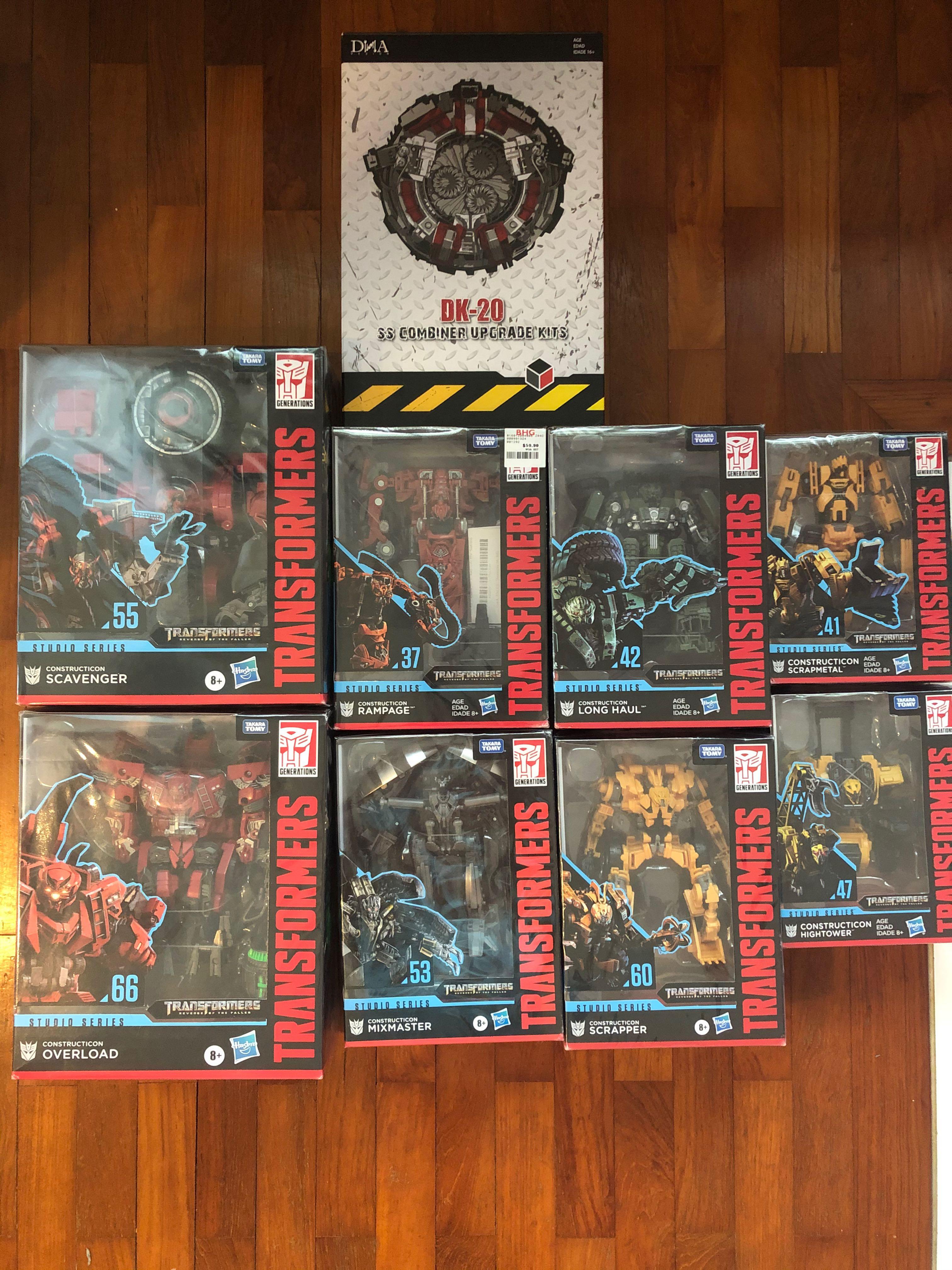 Takaratomy Studio Series Devastator Complete set + DNA DK-20 upgrade ...