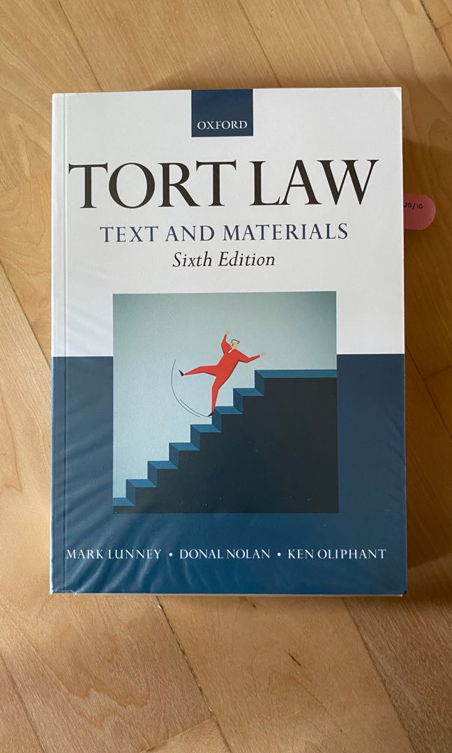 Tort Law Textbook Ken Oliphant, Hobbies & Toys, Books & Magazines ...