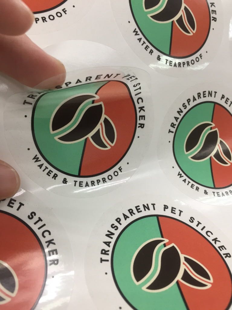 Transparent Sticker/Label Printing - Wide Sticker Material Range ...