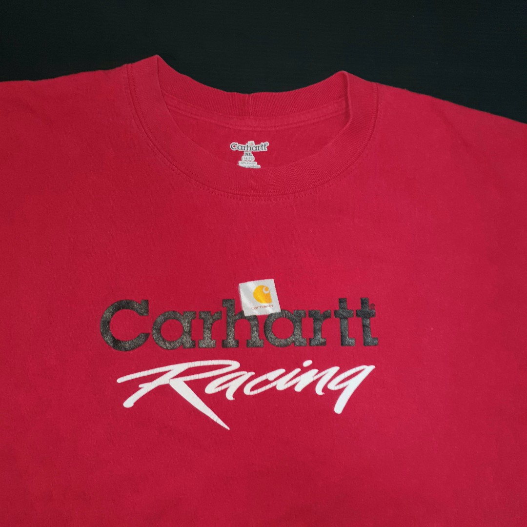 Vintage Carhartt Racing Tee, Men's Fashion, Tops & Sets, Tshirts & Polo ...