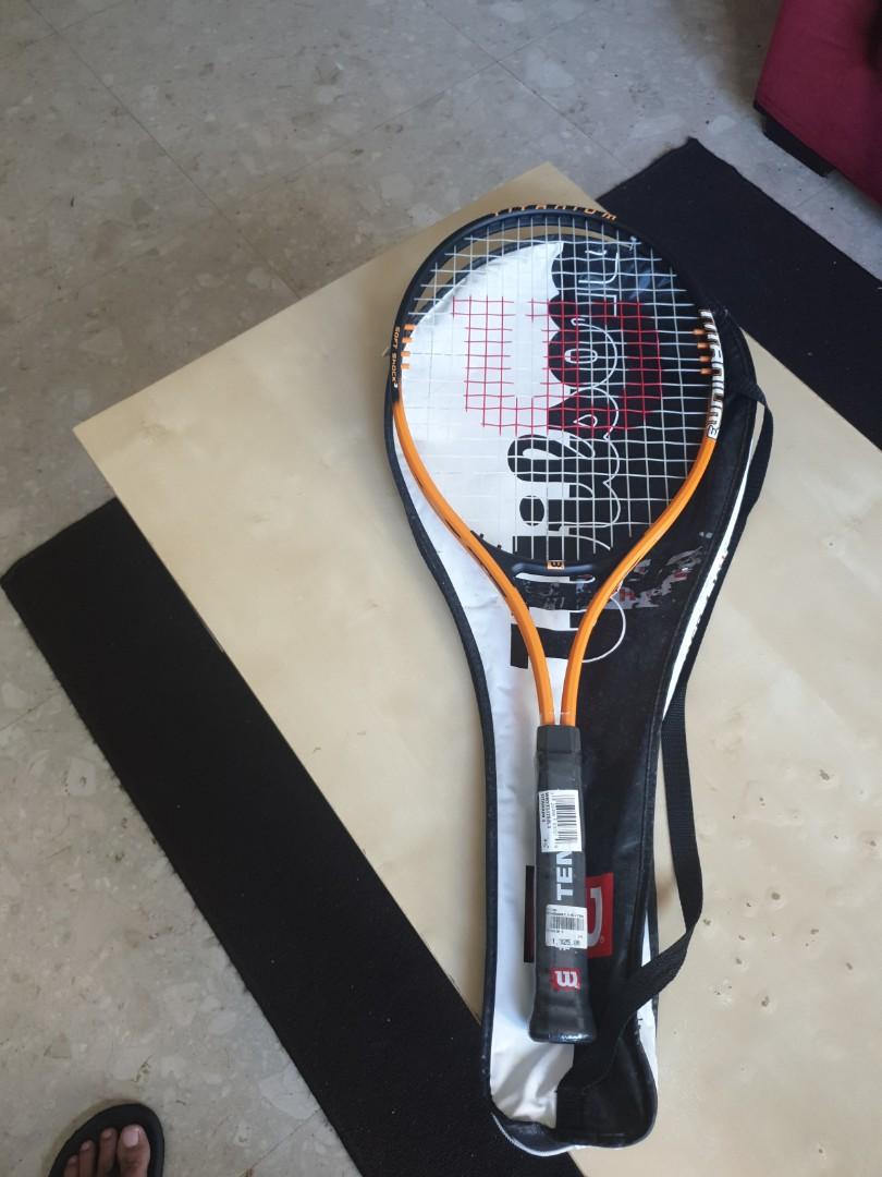 Wilson Titanium 3 Tennis Racket, Sports Equipment, Sports & Games ...