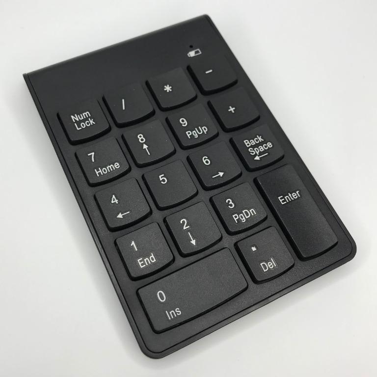 WIRELESS Numeric Keypad Mini Number Pad Numpad 18 Keys Keyboard for Laptop/ Desktop PC Pro ...