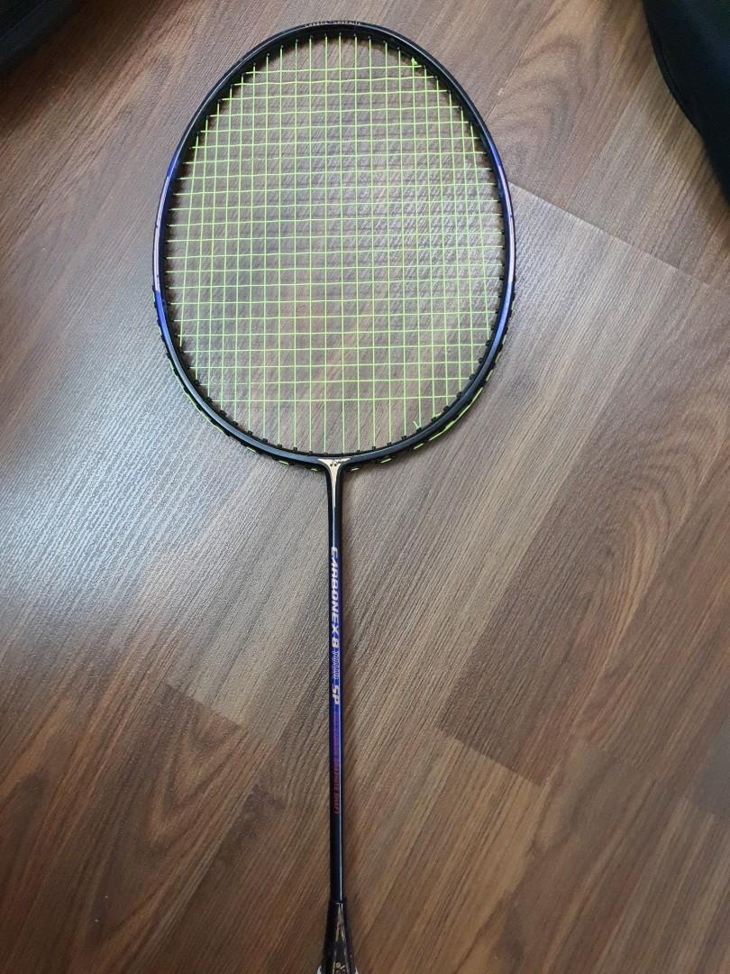 Yonex Carbonex 8 Tour SP Badminton Racket, Sports Equipment, Sports & Games, Racket & Ball ...