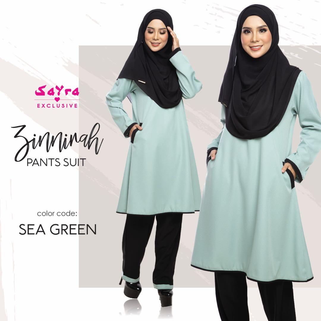 Zinnirah Pantsuit, Women's Fashion, Dresses & Sets, Traditional ...